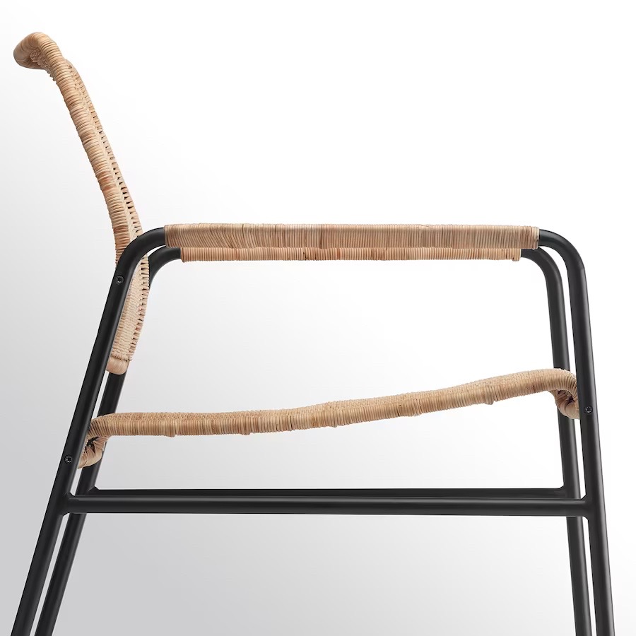 صندلی راحتی حصیری ایکیا مدل ULRIKSBERG - سبک زندگی مدرن